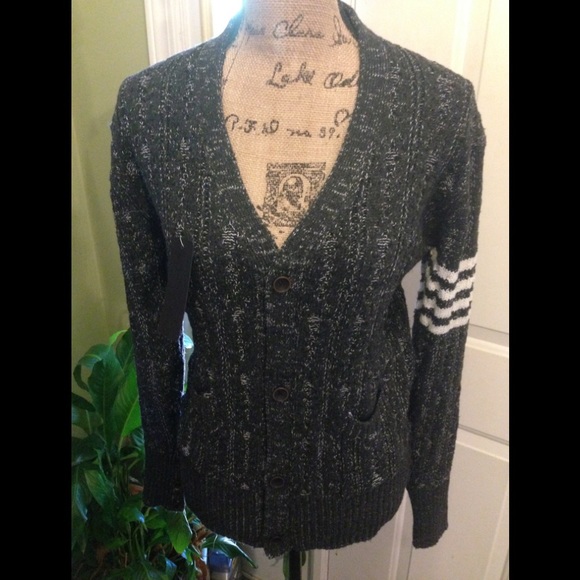 Angel Cola | Sweaters | Nwt Angel Cola Mens Collegiate Cardigan | Poshmark